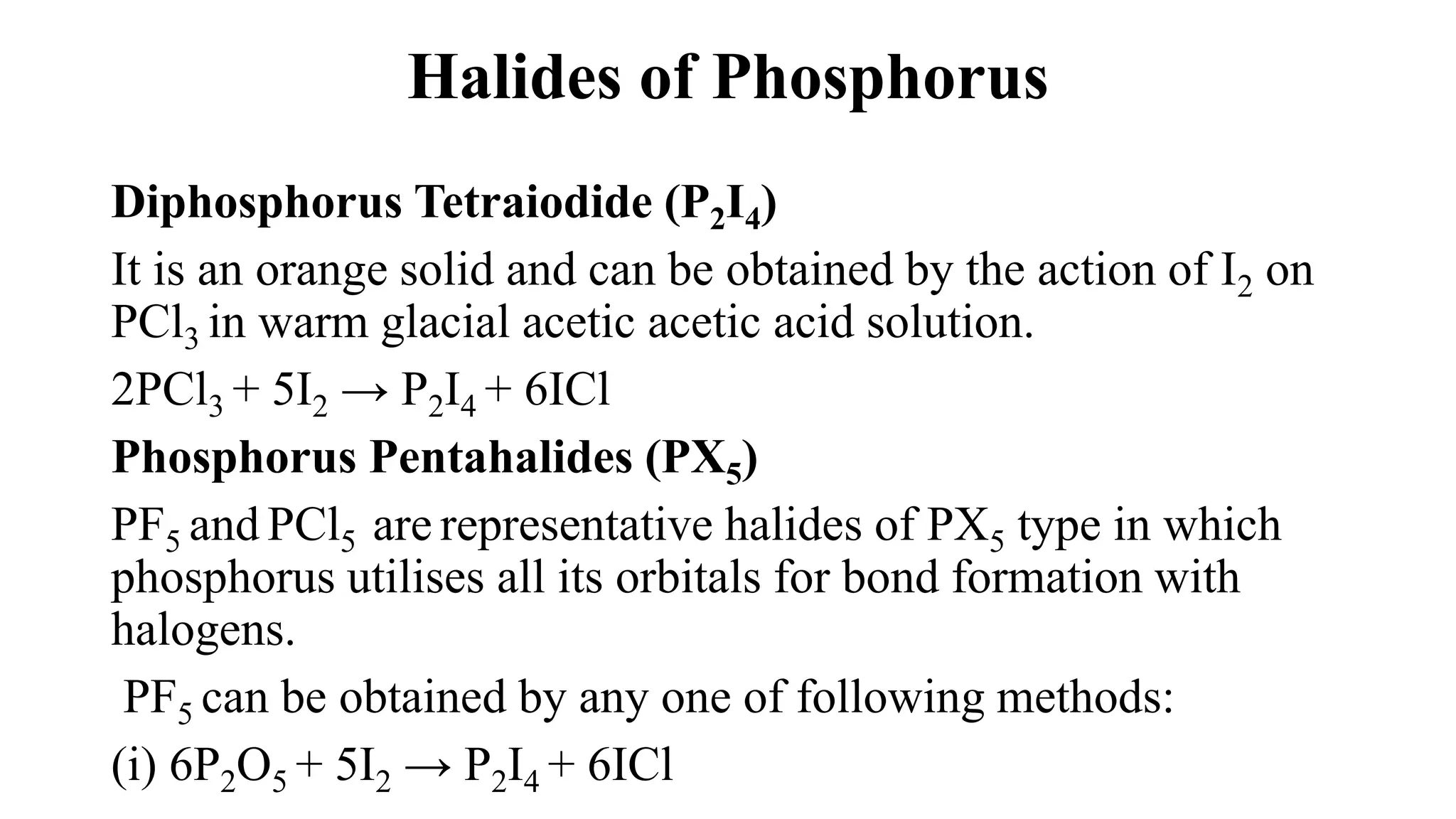 Lecture # 07 Synthesis and Industrial Applications of Phosphorus ...