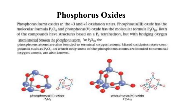 Lecture # 07 Synthesis and Industrial Applications of Phosphorus ...