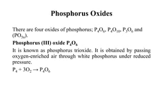 Lecture # 07 Synthesis and Industrial Applications of Phosphorus ...
