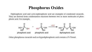 Lecture # 07 Synthesis and Industrial Applications of Phosphorus ...