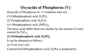 Lecture # 07 Synthesis and Industrial Applications of Phosphorus ...