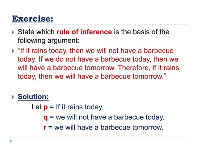 rules of inference in discrete structures | PPTX | Programming ...