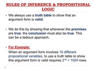 rules of inference in discrete structures | PPTX | Programming Languages | Computing