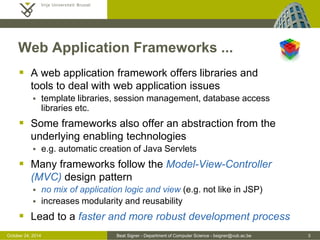 Web Application Frameworks - Lecture 05 - Web Information Systems ...