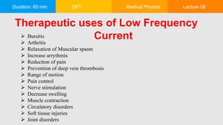 Low, Medium and High Frequency Current | PPTX