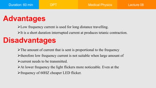 Low, Medium and High Frequency Current | PPTX