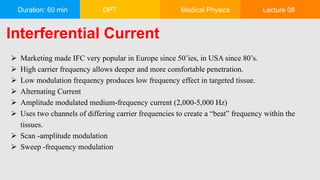 Low, Medium and High Frequency Current | PPTX
