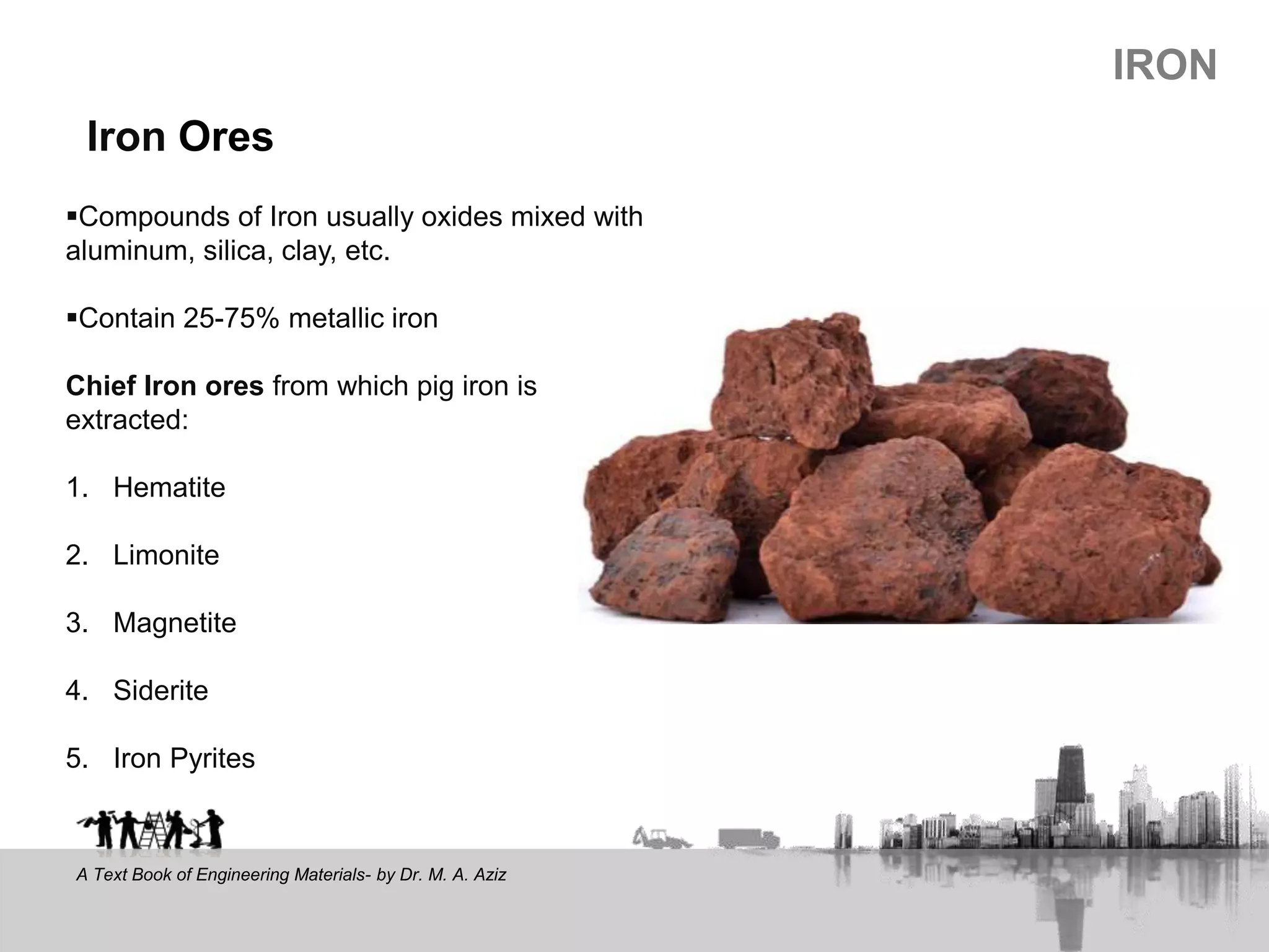 Iron & Steel as Building material | PPTX
