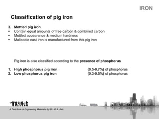 Iron & Steel as Building material | PPTX