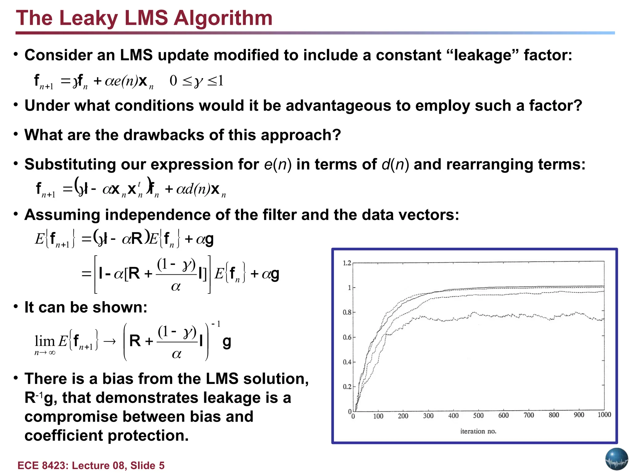 Lecture08the Lms Algorithmsignal Processingpptx 2505
