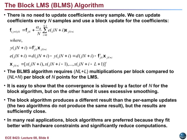 lecture_08_The LMS algorithm_Signal Processing.pptx