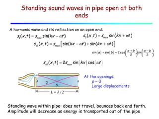Lecture 08 standing sound waves. resonance. | PPT