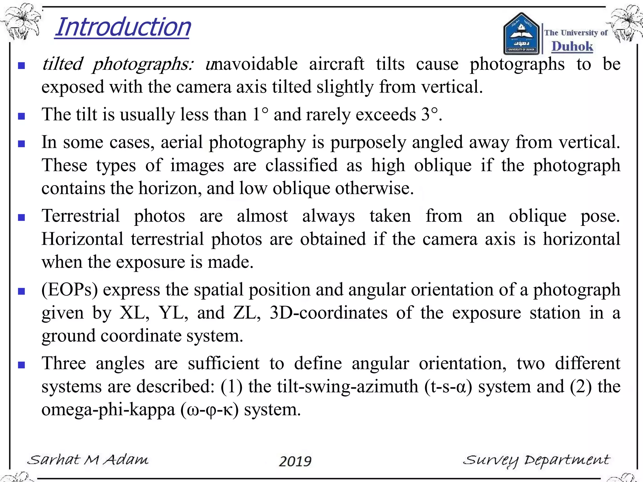 Lecture 08 tilted photograph | PDF