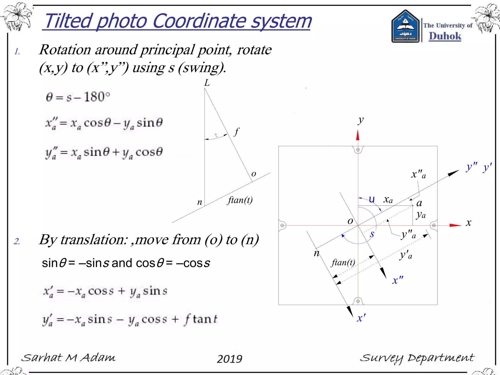 Lecture 08 tilted photograph | PDF
