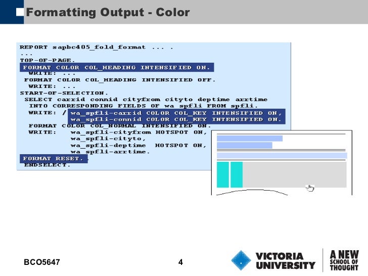 Lecture08 abap on line