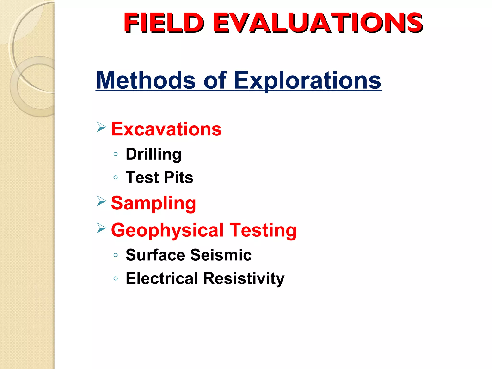 Soil Exploration | PPT