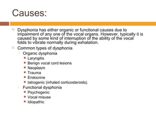 Lecture 08 communication disorders | PPT