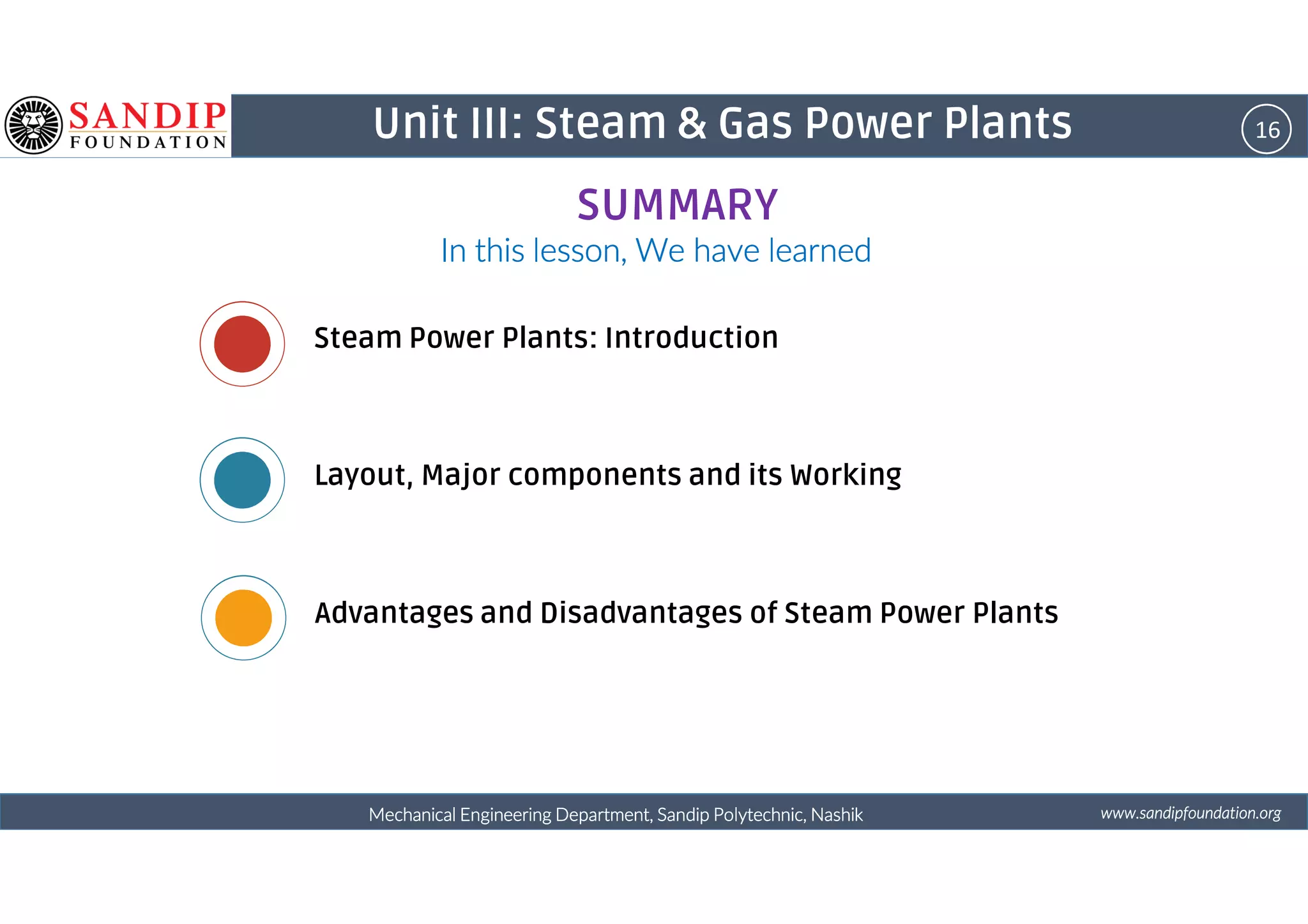 Lecture 08_PPE_Unit 3: Steam and Gas Power Plants | PPT