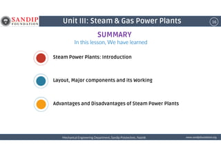 Lecture 08_PPE_Unit 3: Steam and Gas Power Plants | PPT