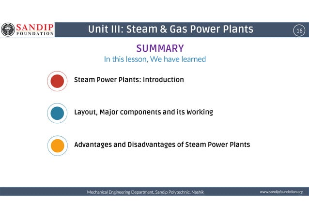 Lecture 08_PPE_Unit 3: Steam and Gas Power Plants | PPT