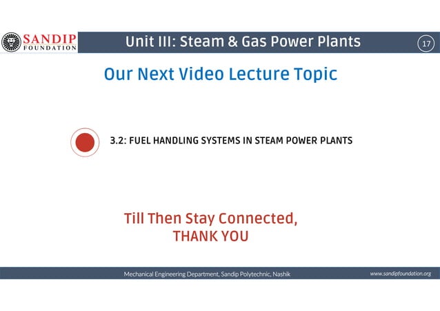 Lecture 08_PPE_Unit 3: Steam and Gas Power Plants | PPT