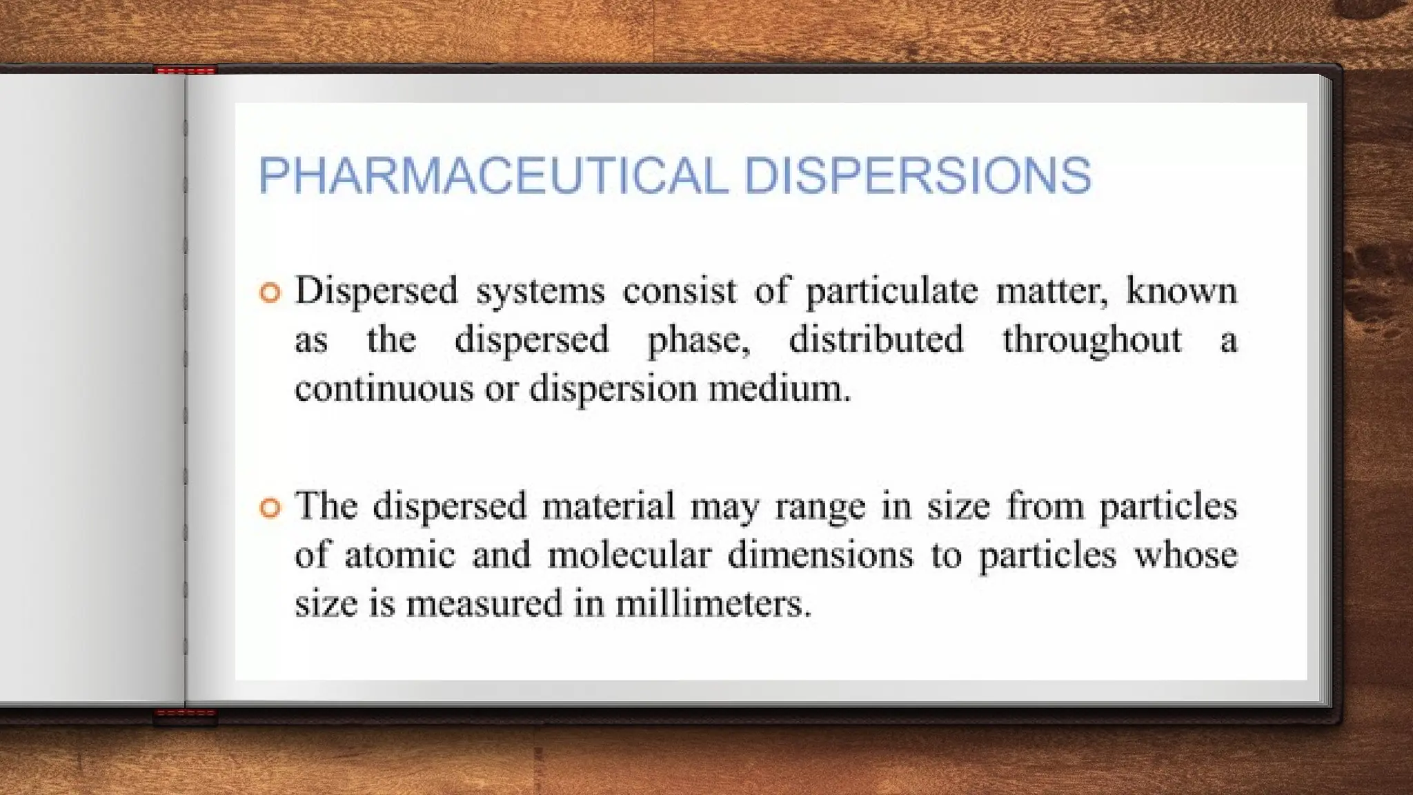Lecture # 08Preparation of new dispersion systems for pharmaceutical ...