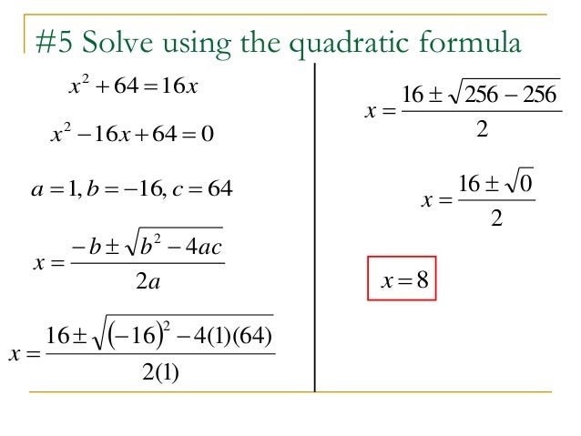 Lecture 08 quadratic formula and nature of roots