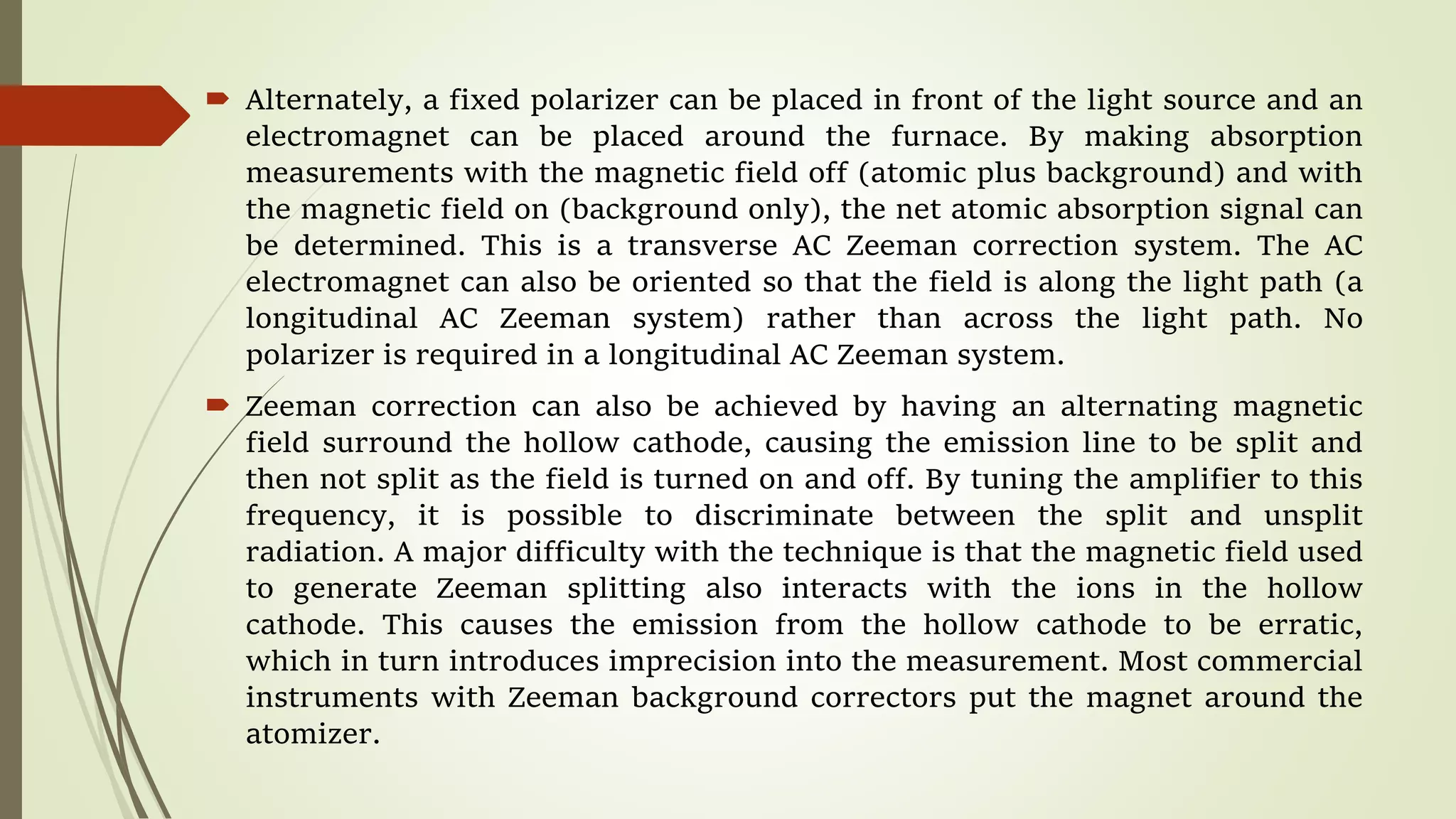 Lecture 08; spectral interferences and background absorption by Dr ...