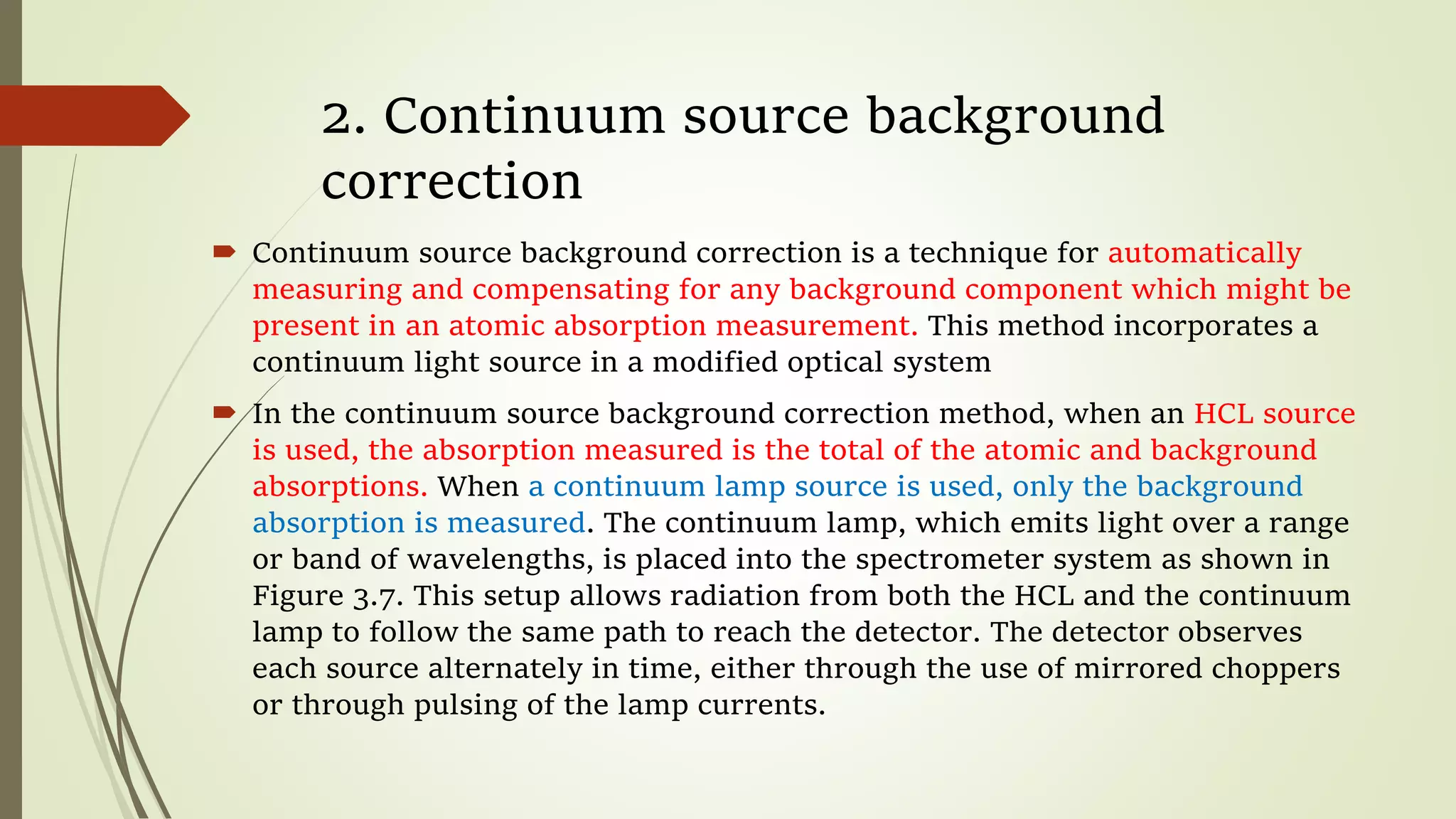 Lecture 08; spectral interferences and background absorption by Dr ...