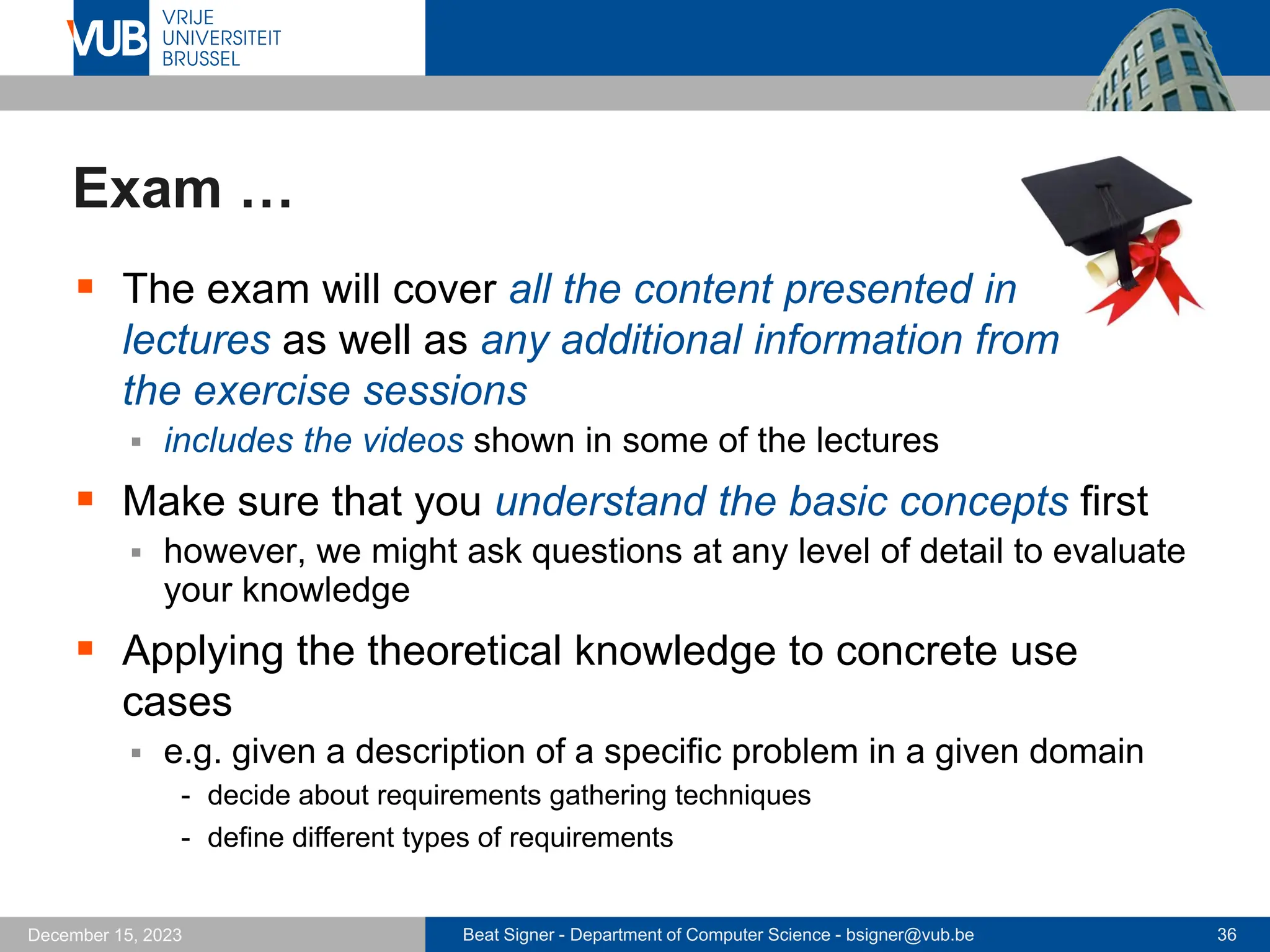Use Cases and Course Review - Lecture 8 - Human-Computer Interaction (1023841ANR) | PPT