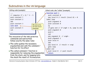 Lecture 08 virtual machine ii | PPT
