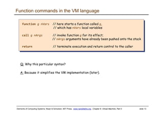 Lecture 08 virtual machine ii | PPT