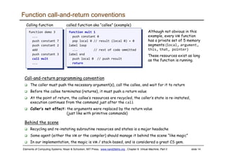 Lecture 08 virtual machine ii | PPT
