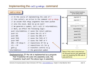 Lecture 08 virtual machine ii | PPT