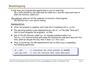 Lecture 08 virtual machine ii | PPT
