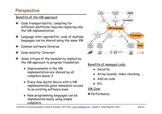 Lecture 08 virtual machine ii | PPT