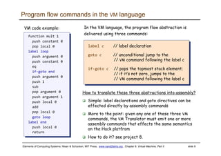 Lecture 08 virtual machine ii | PPT