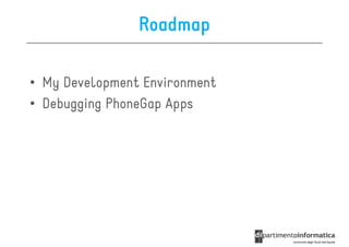Phonegap Development & Debugging | PDF