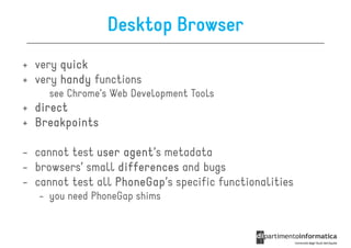 Phonegap Development & Debugging | PPT