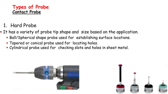 Lecture 09 Coordinate Measuring Machine Cmm Pptx Physics Science