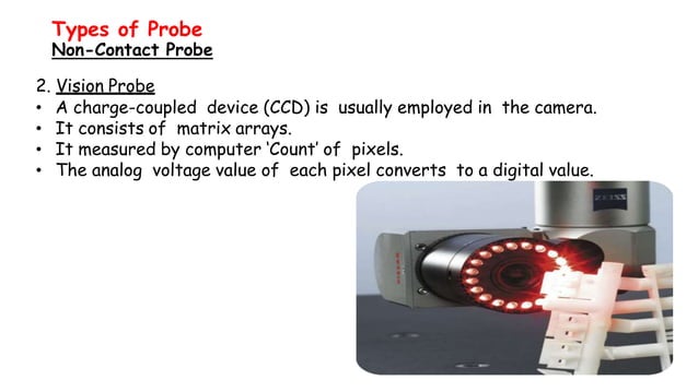 Lecture 09 Coordinate Measuring Machine Cmm Pptx Physics Science