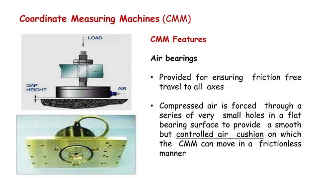 Lecture 09 Coordinate Measuring Machine Cmm Pptx Physics Science
