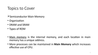 Lecture 09 - Ch No. 05 Internal Memory.pptx