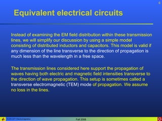 Lecture 09 em transmission lines | PPT