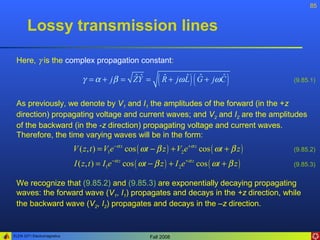 Lecture 09 em transmission lines | PPT