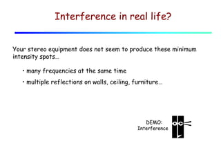 Lecture 09 interference for sound waves. beats. doppler effect | PPT