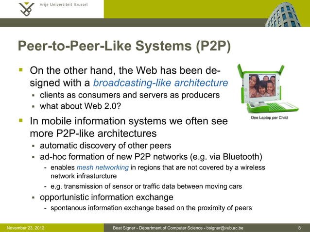 Mobile Information Systems Lecture 08 Web Information Systems 4011474fnr Pdf Internet