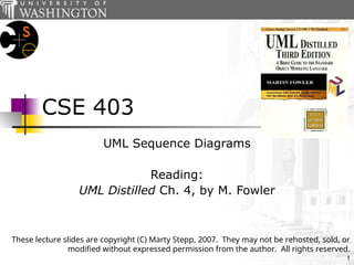 lecture09-sequencediagrams notes and leac | PPT