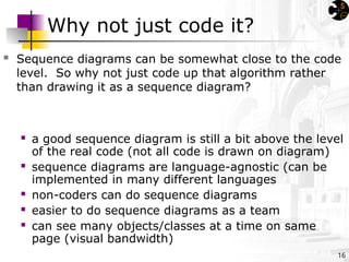 lecture09-sequencediagrams for unfied modelling language | PPT