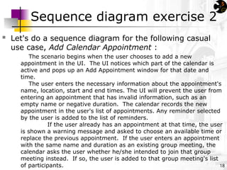 lecture09-sequencediagrams for unfied modelling language | PPT
